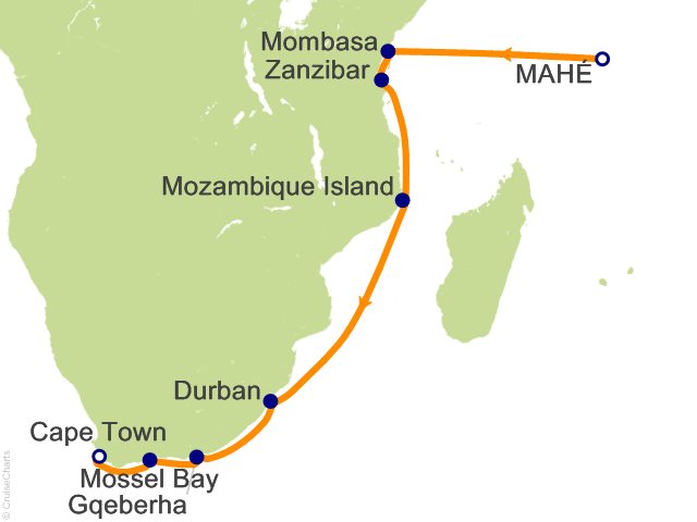 Crystal Africa Cruise, 15 Nights From Mahe, Crystal Symphony, March 28 ... Crystal Africa Cruise, 15 Nights From Mahe, Crystal Symphony, March 28 ...